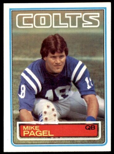 1983 TOPPS _ MIKE PAGEL BALTIMORE COLTS #215 | eBay