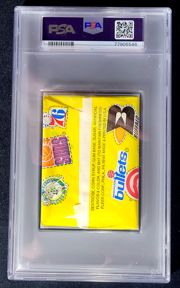 1976 FLEER BASKETBALL HI-GLOSS TEAM STICKERS FACTORY SEALED WAX PACK ...