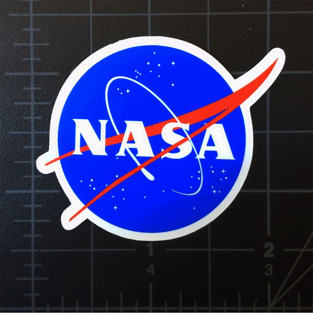 NASA "Meatball" Logo Space Vinyl Glossy Sticker 2" New | eBay