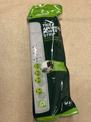 Greenlite Tier 1 Advanced Power Strip 7 Outlets /Current Sensing Power ...