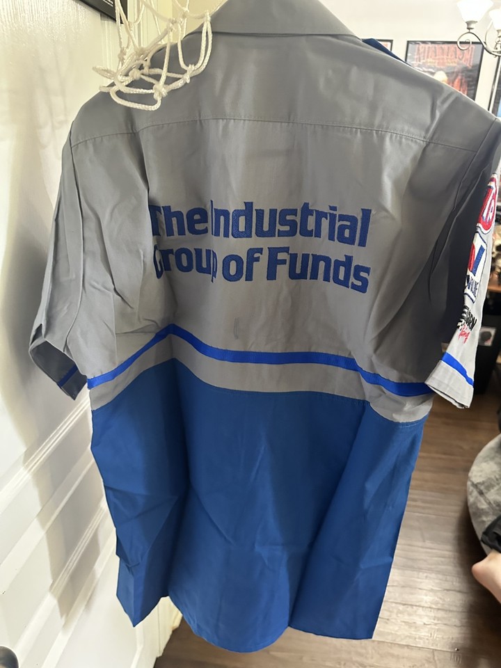 Vintage Indy Car Pit Crew Shirt Large Hemelgarn Racing Mackenzie PPG ...