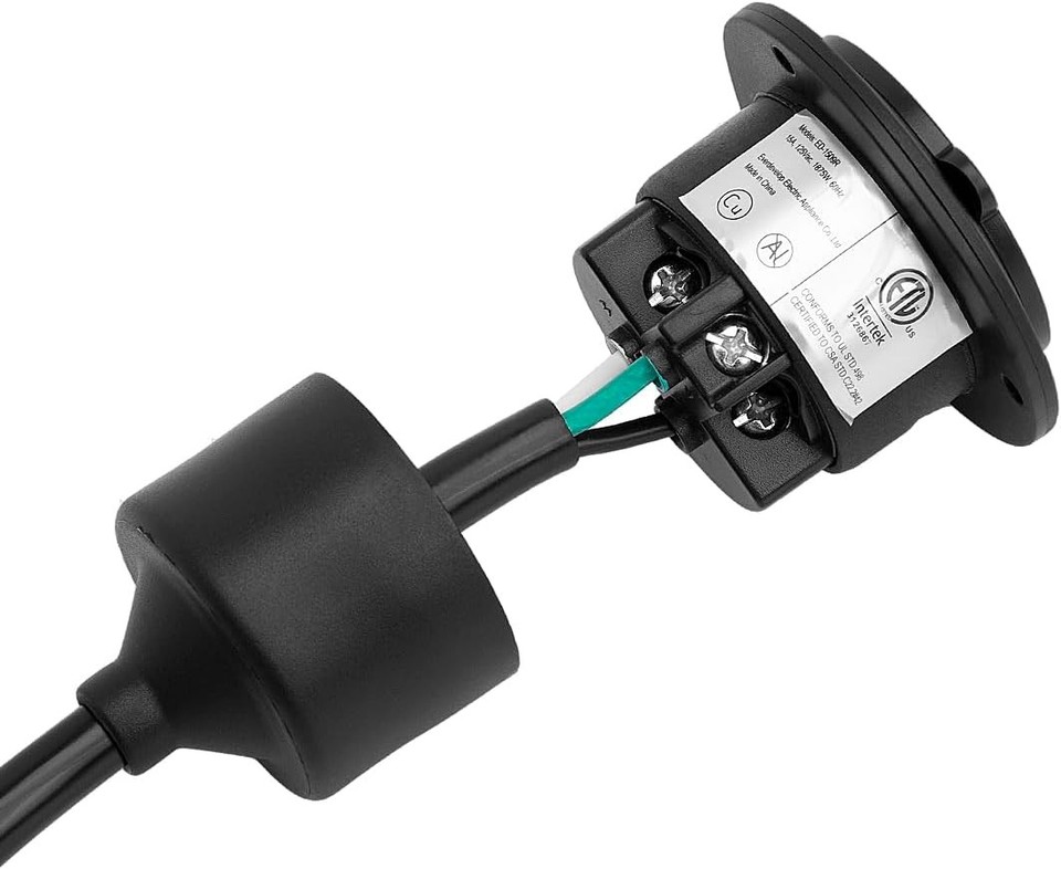 (1.6Feet) Waterproof 15Amp 125V Outdoor Power Outlet Extension black | eBay