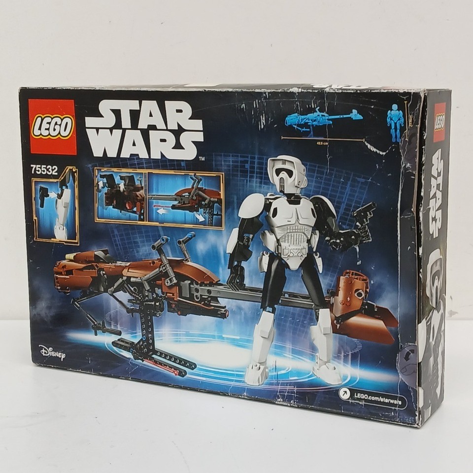 Lego Star Wars Scout Trooper Speeder Bike 75532 Sith Troopers Battle ...