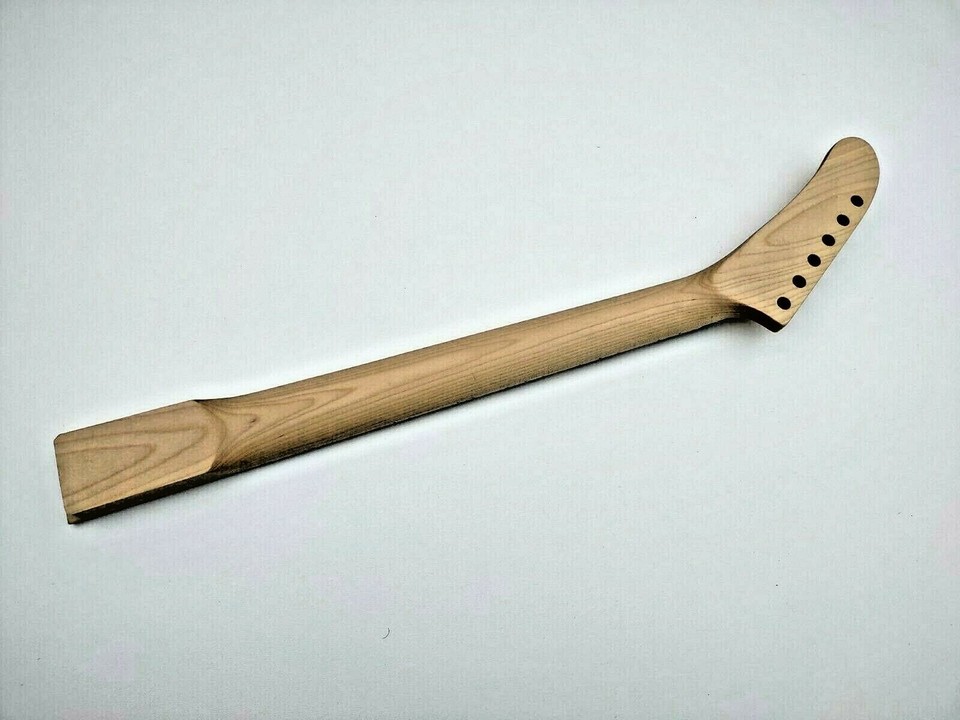 22 FRET SHARK FIN INLAYS MAPLE GUITAR NECK REPLACEMENT FLOYD ROSE NUT ...