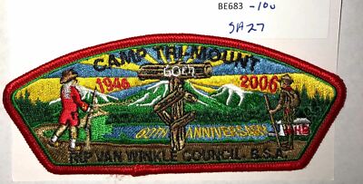 Boy Scout Rip Van Winkle Council Camp Tri-Mount 2006 CSP SA-27 | eBay