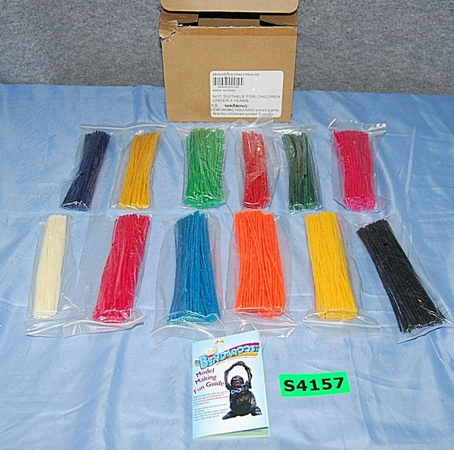 Bendaroos Wikki Stixs Wax Sticks BULK Family Fun Pack Approx. 500 Pcs ...