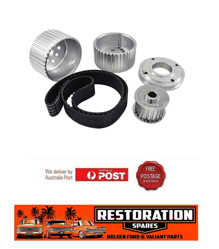 HOLDEN HQ HJ HX HZ WB 253 308 POLISHED ALLOY GILMER DRIVE KIT GTS SS ...