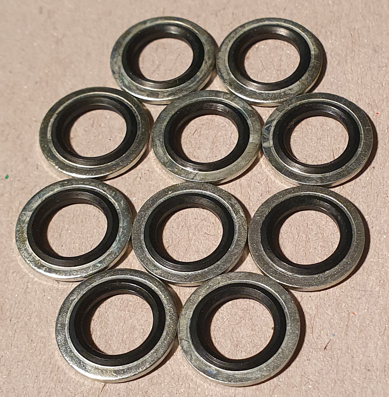 Dowty ring, Banjo bolt washer, Bonded seal M8, 10pcs | eBay