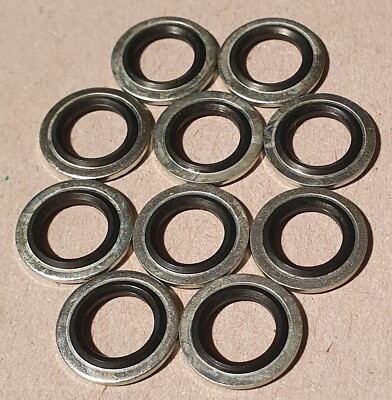 Dowty ring, Banjo bolt washer, Bonded seal M8, 10pcs | eBay