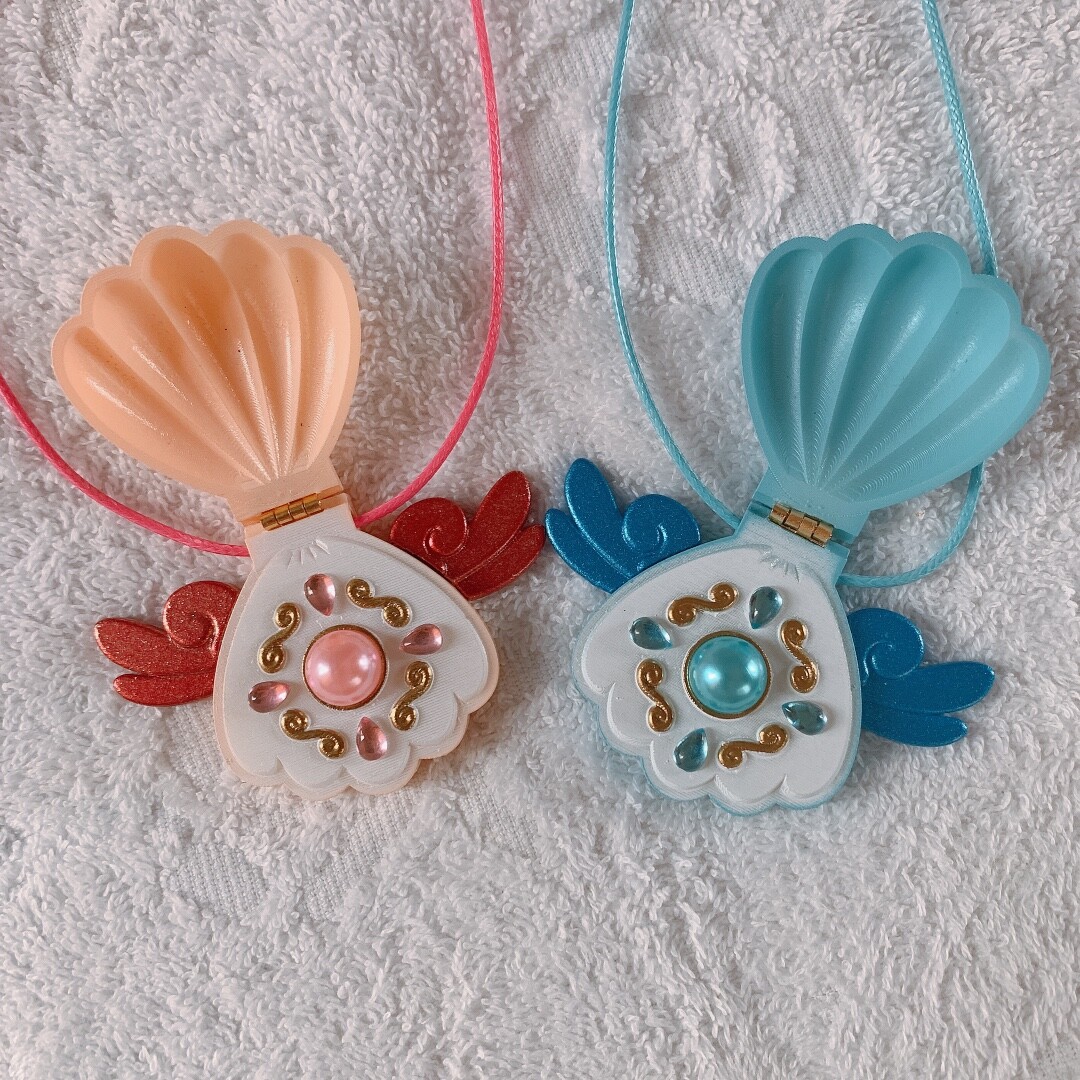 DIY Openable Shell Pendant Mermaid Melody Necklace Pichi Pichi Pitch ...