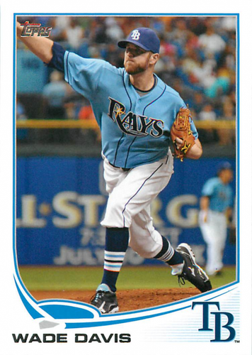 2013 Topps #140 Wade Davis Tampa Bay Rays | eBay