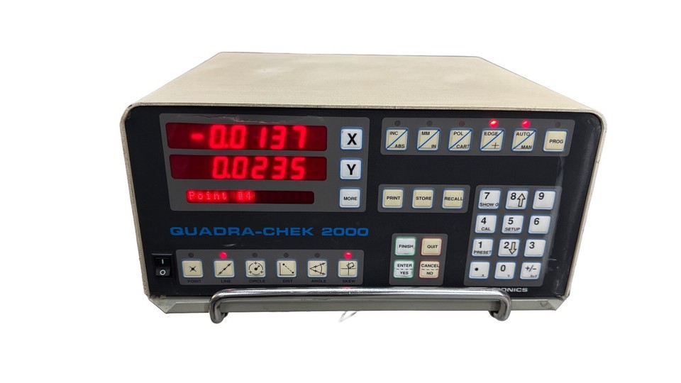 Nikon V-12A Optical Comparator w/ 10X 20X 50X 100X Lenses Quadra-Chek ...