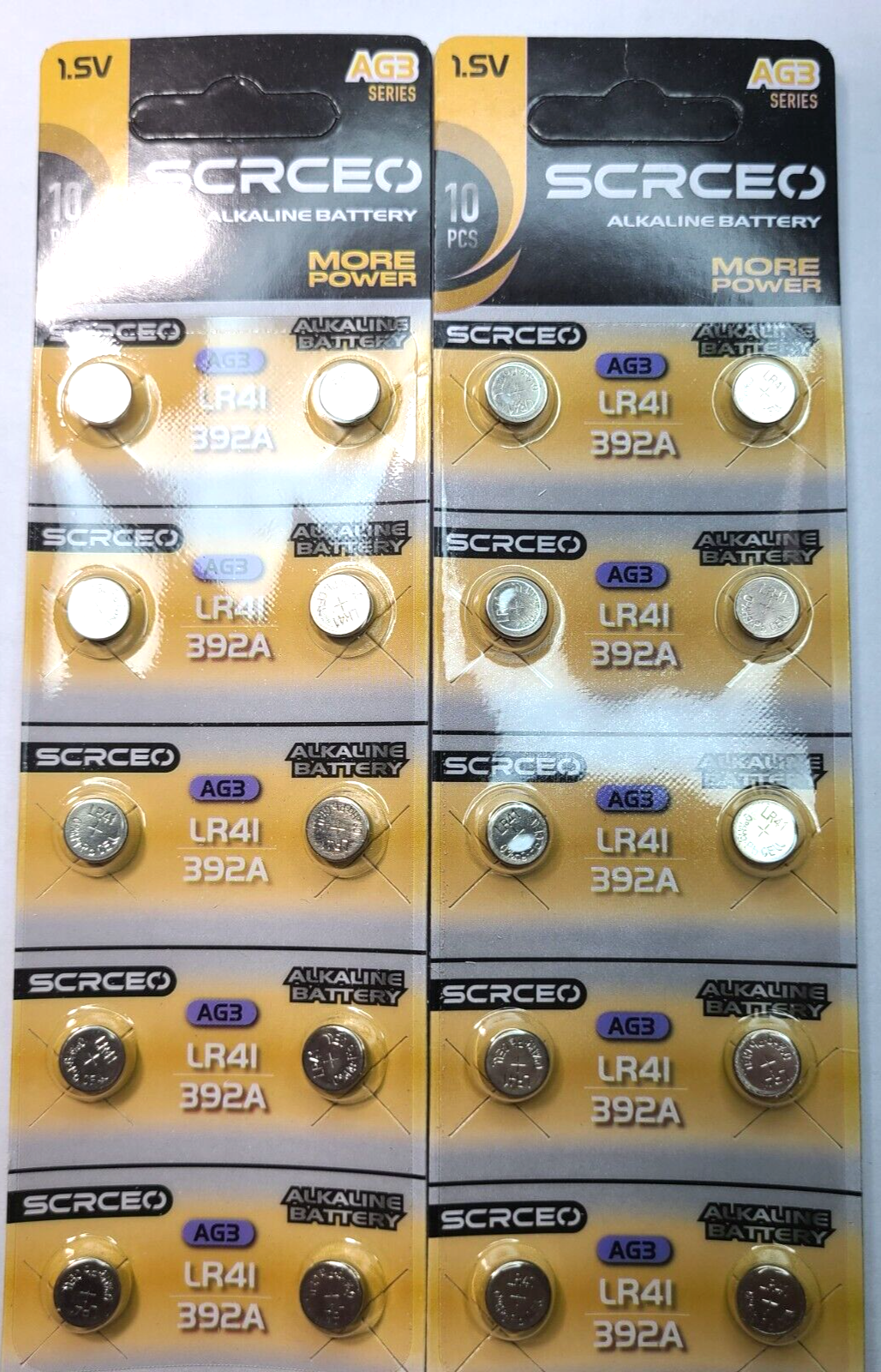 20 PACK LR41 1.5V ALKALINE BATTERY (EXP 12/30) 192 RW87 V3GA FREE ...