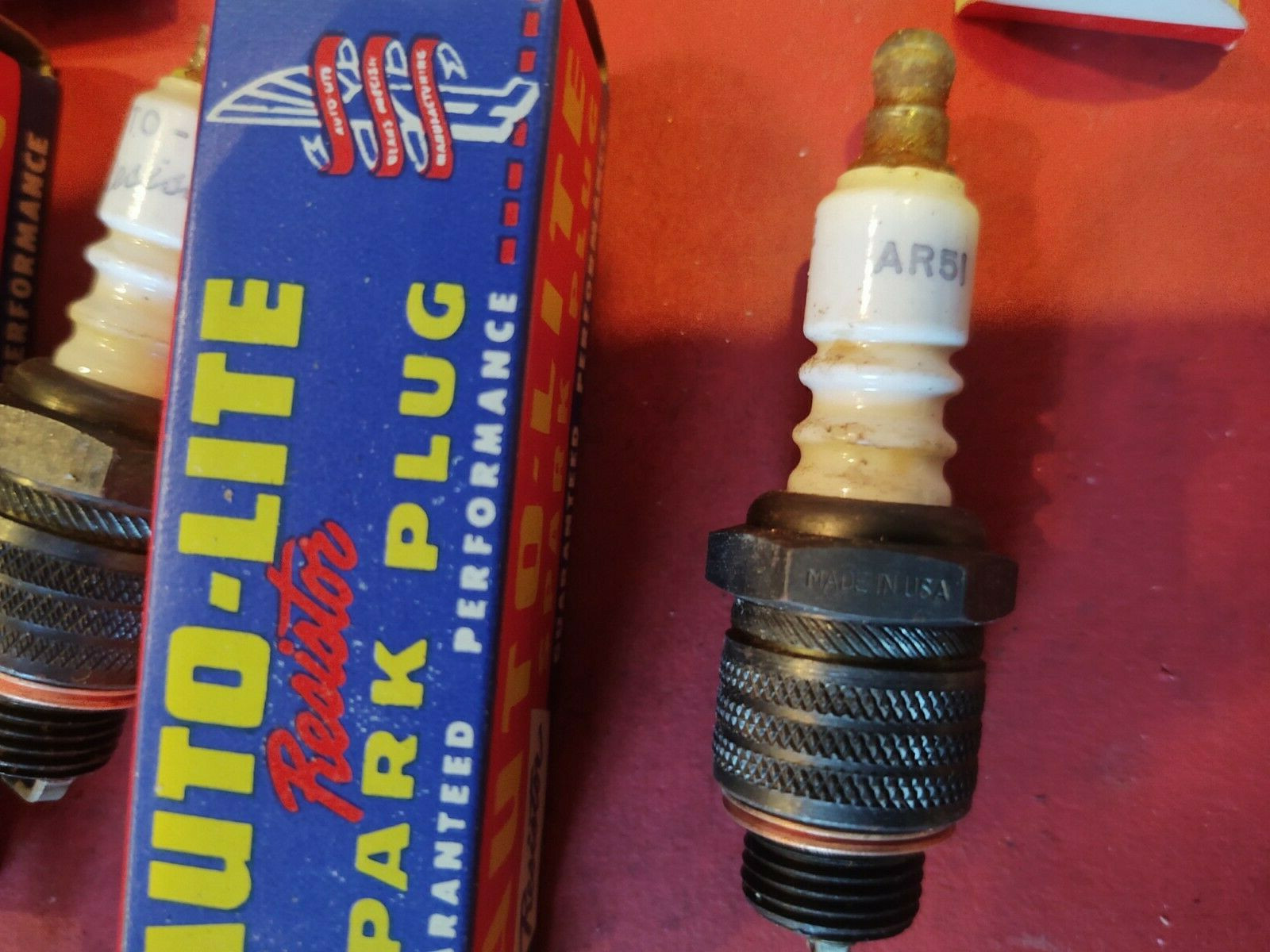 NOS OEM AUTOLITE Spark Plugs MOPAR Chrysler Commercial Studebaker DODGE ...