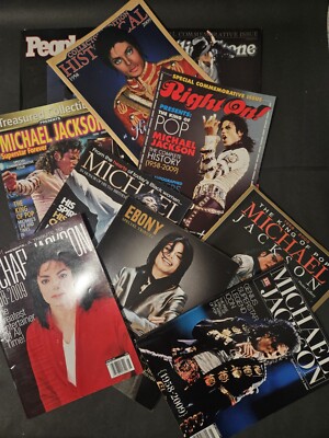 Lot 12pc Michael Jackson Magazines. USA Today Entertainment Newsweek ...