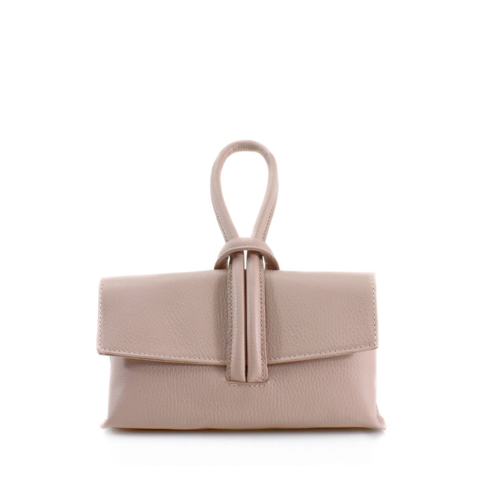 Leather Clutch Handbag Women Loop Lock Flap Crossbody Strap Shoulder ...