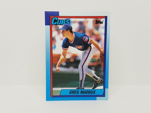 1990 Topps Baseball #715 Greg Maddux, Chicago Cubs (HOF) - Base Card | eBay