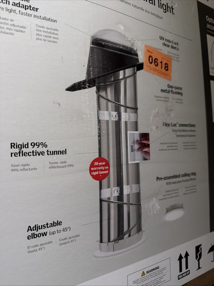 Velux TMR 010 0000 10 Inch Diameter Rigid Sun Tunnel Skylight | eBay