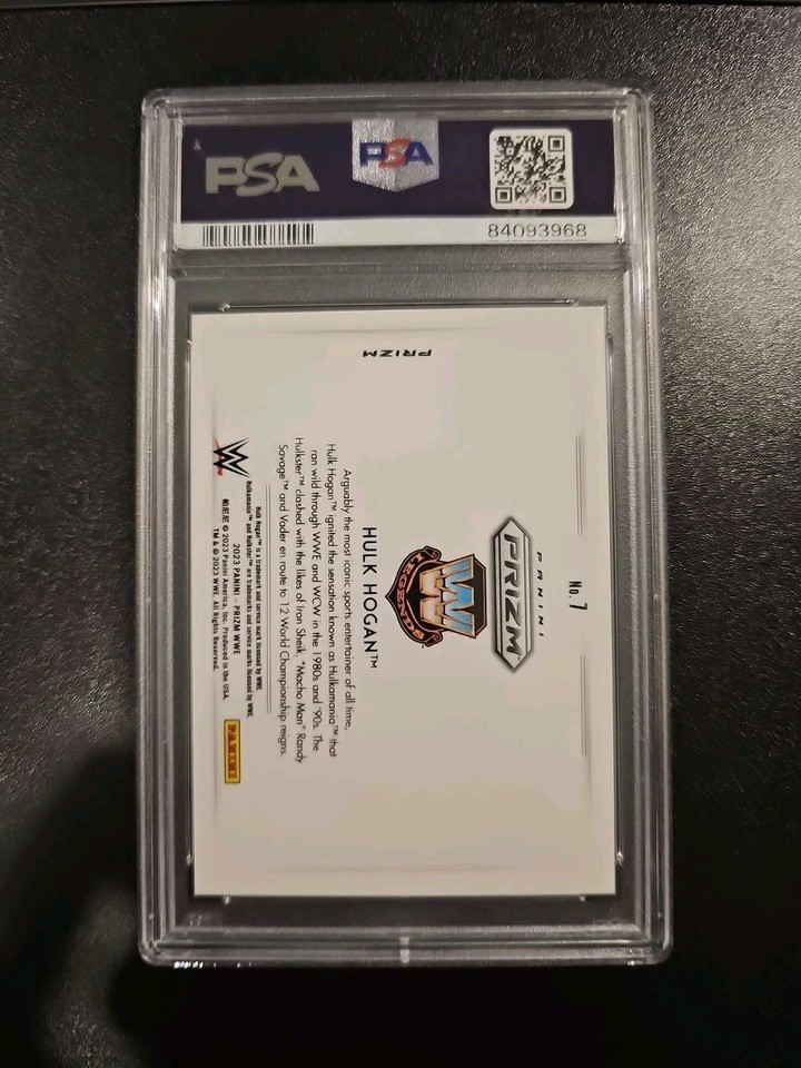 2023 Prizm WWE Hulk Hogan Color Blast Gem Mint 10 | eBay