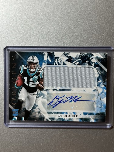 DJ Moore Carolina Panthers Panini Origins NFL 2018 ROOKIE PATCH AUTO ...