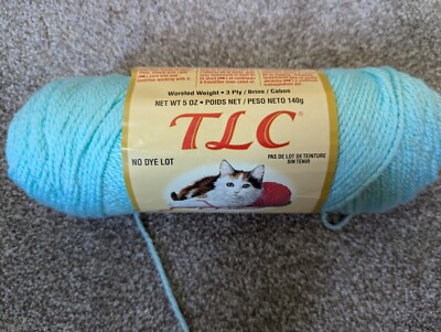RED HEART YARN TLC ULTRA SOFT COATS & CLARK ACRYLIC yarn Color 5680 ...