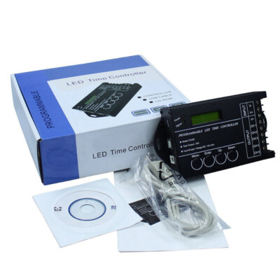 TC420 5 Channels WiFi Time Programmable RGB LED Controller DC12V-24V ...