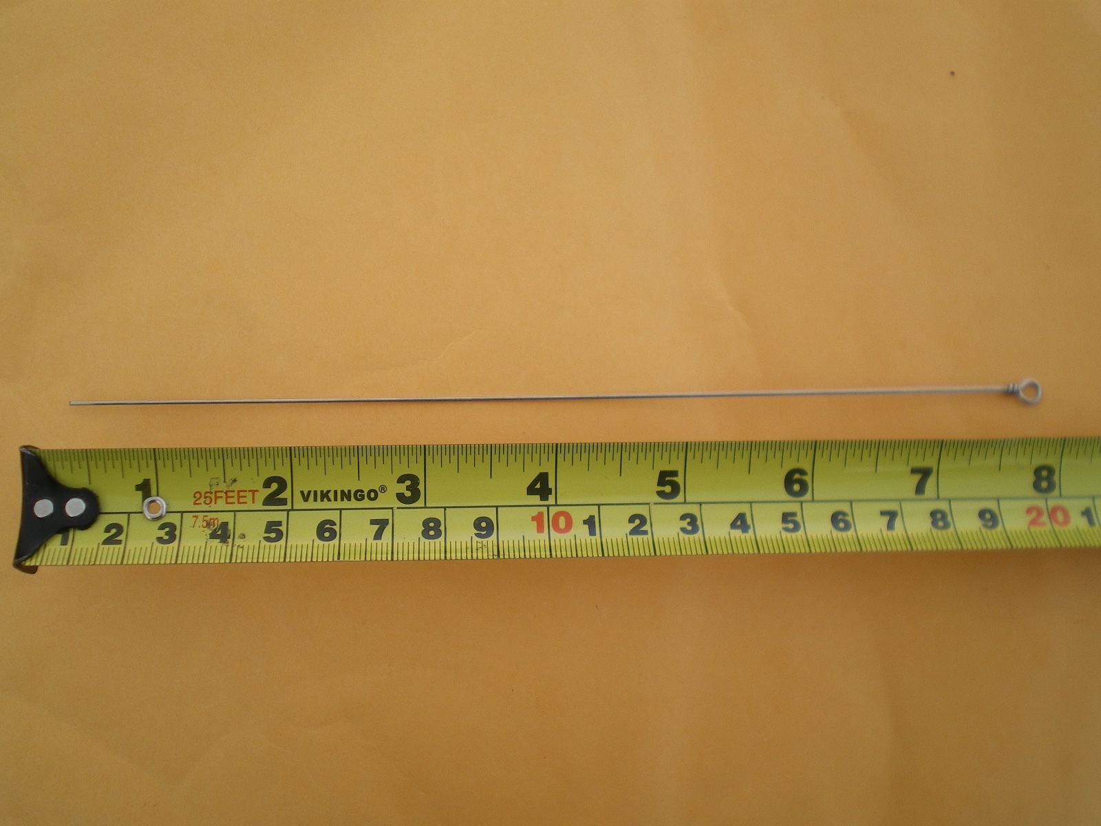 50 PCS. LOOPED STAINLESS STEEL LURE SHAFT WIRE FORM .041 X 8" MAKE ...