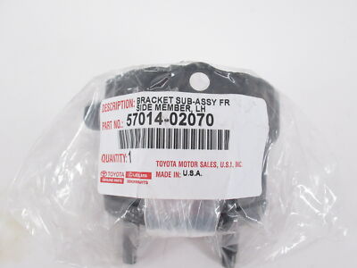 Genuine OEM Toyota 57014-02070 Left Lower Rail End Front Bracket 2009 ...