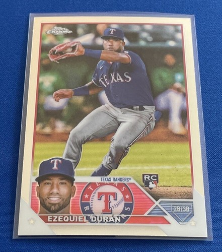 2023 Topps Chrome Baseball #36 Ezequiel Duran RC Texas Rangers | eBay