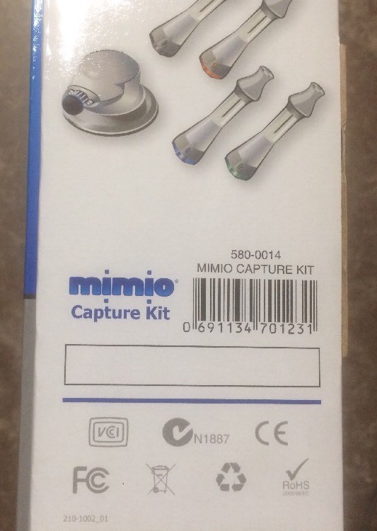 NEW Mimio 580-0014 Graphic Pen and Eraser Capture Kit Virtual Ink ...