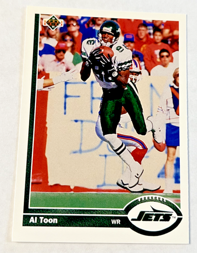 1991 Upper Deck NFL Trading Card #233 Al Toon New York Jets | eBay