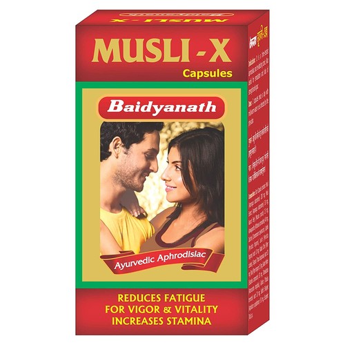 Baidyanath Musli X Made with Pure Safed Musli for Strength &Vitality 30 ...