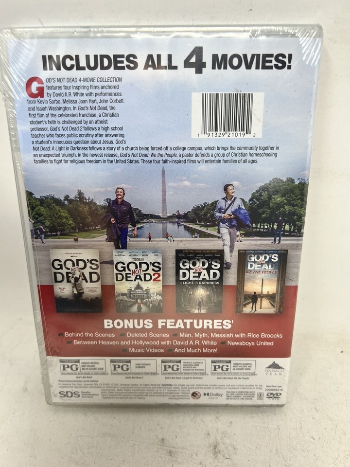 God's Not Dead 4-movie Collection DVD Willie Robertson NEW 191329210192 ...