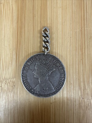 1859 Queen Victoria Gothic Head Florin MDCCCLIX Silver | eBay