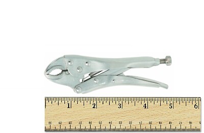Mini Vice Grip Style Locking Pliers 5" Long curved jaw | eBay