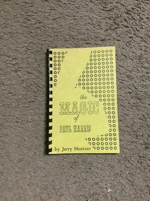 🔥EXTREMELY RARE First Book “Magic Of Paul Harris“🔥🔥Card & Coin Magic🔥🔥 ...