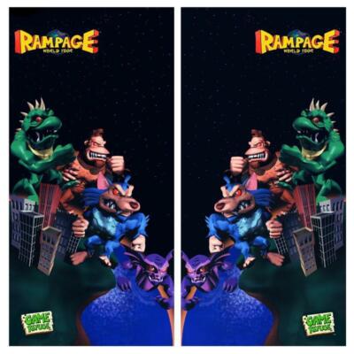 Rampage World Tour Arcade Side Art - 3M Premium Film w/ 3M Laminate | eBay