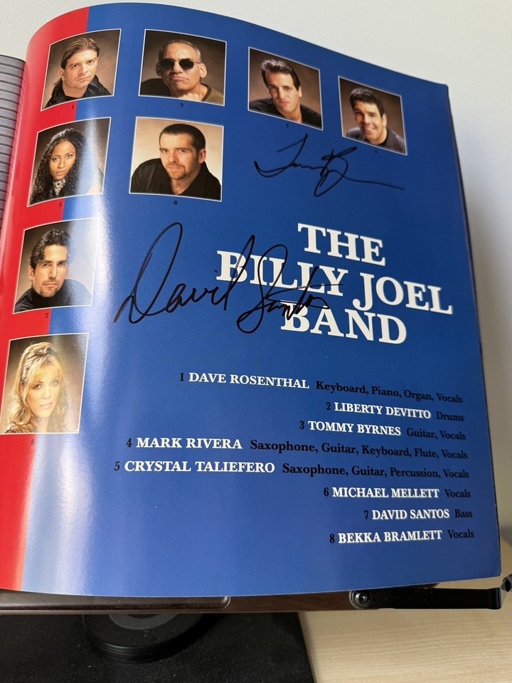 Billy Joel And Elton John Face To Face Hand Signed Tour Brochure | eBay UK