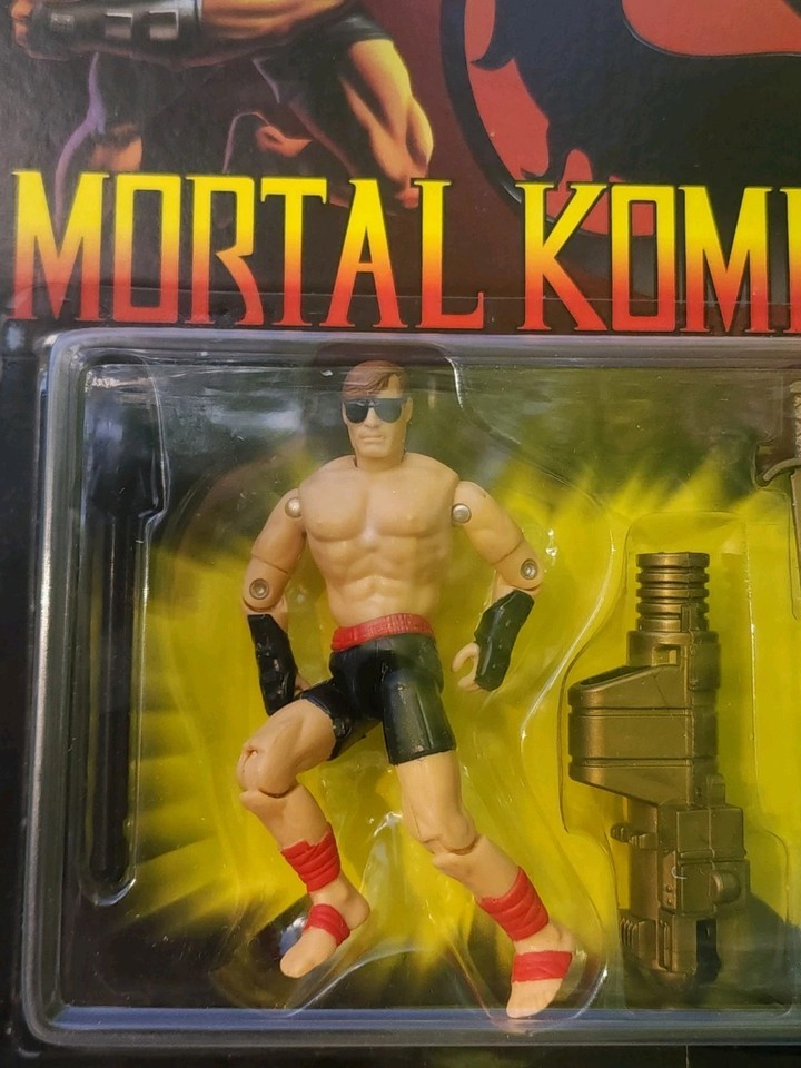Mortal Kombat JOHNNY CAGE Action Figure in Box SEALED VINTAGE HASBRO ...