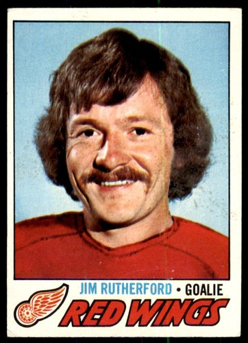 1977-78 TOPPS JIM RUTHERFORD . DETROIT RED WINGS #239 | eBay