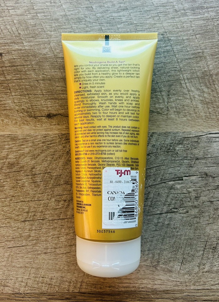 Neutrogena Build A Tan Gradual Sunless Control Your Shade Tanning ...