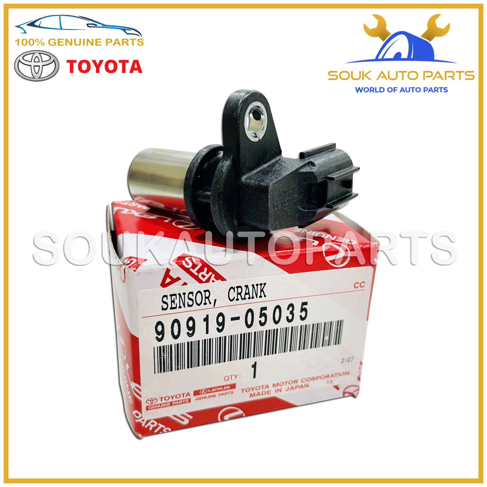 90919-05035 Genuine Toyota CRANK POSITION SENSOR 9091905035 OEM GS300 ...