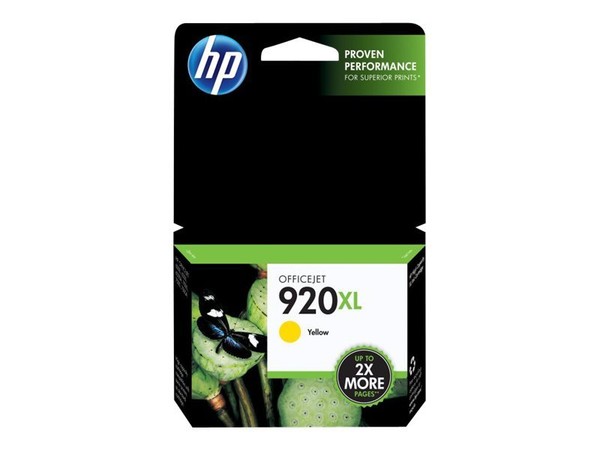 HP 920XL Yellow High Yield Original Ink Cartridge - CD974AN140 for sale ...