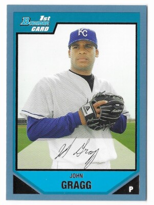 John Gragg 2007 Bowman Prospects Blue #BP57 /500 1st Rookie Parallel ...