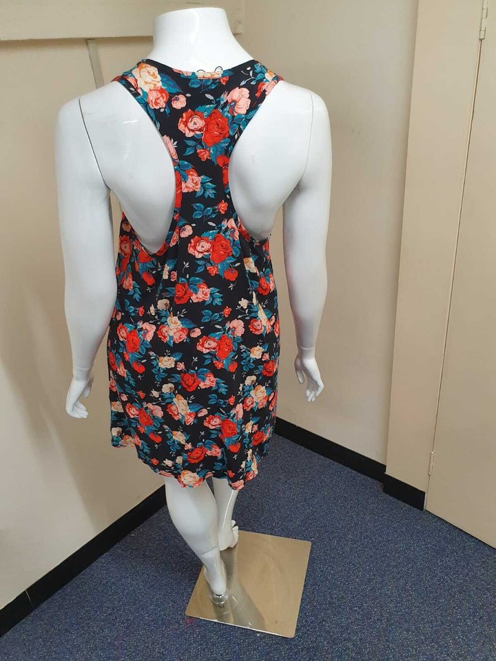 Women Floral Beach Dress Bikini Cover-up Pool Party Swim Suit Dress ...