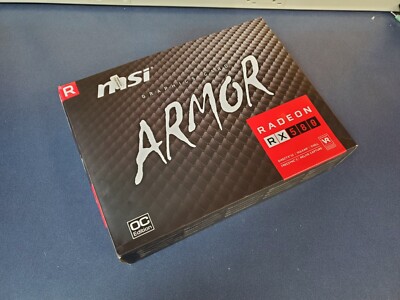 *Box Only* MSI Radeon RX 580 box with some internal packaging | eBay