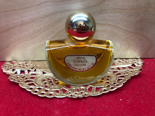 Vintage Avon Topaze Cologne .5 Fl Oz w/Rocker Bottle | eBay