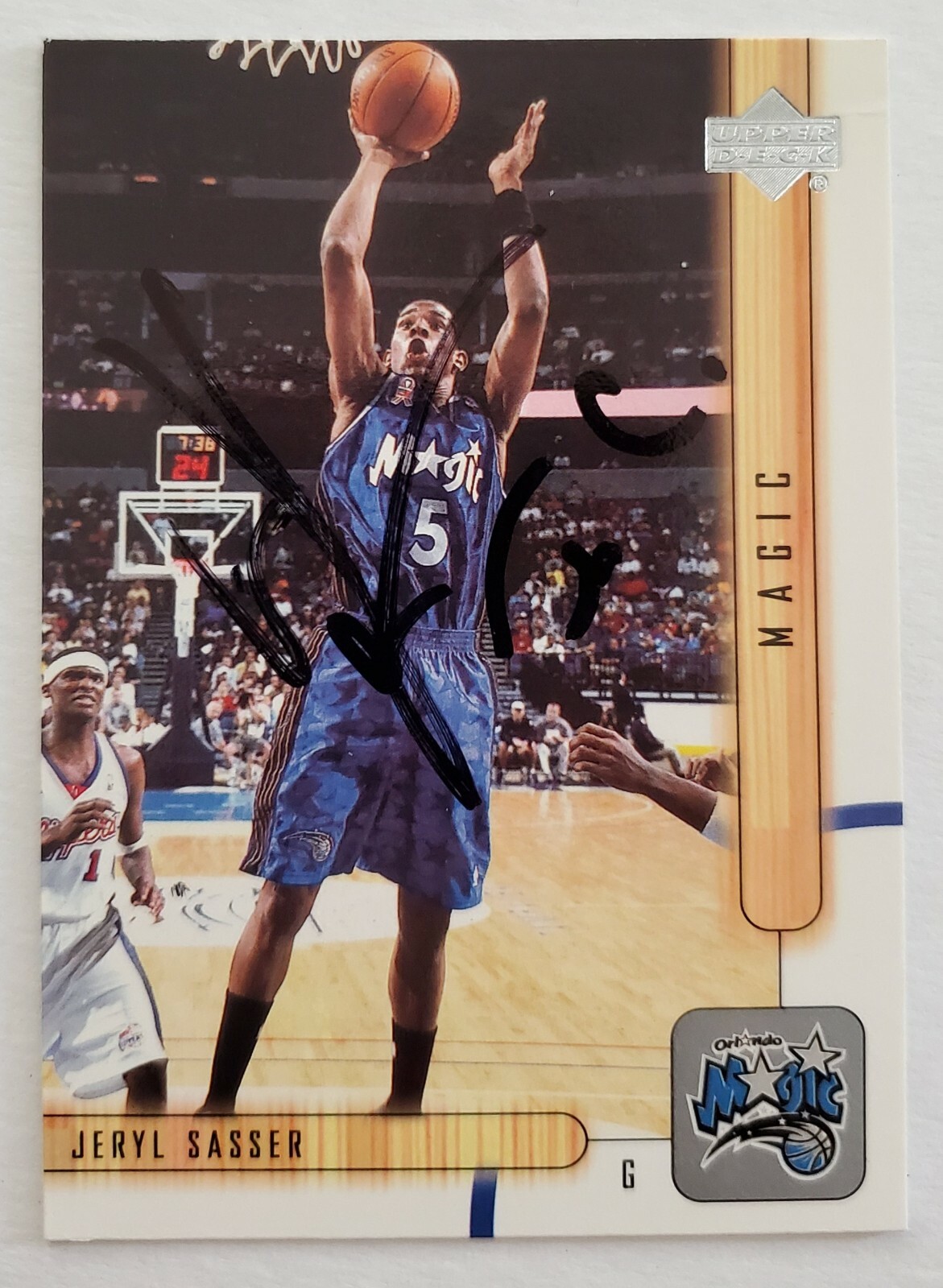 Jeryl Sasser Signed 2002 Upper Deck #345 Card Orlando Magic NBA RAD | eBay