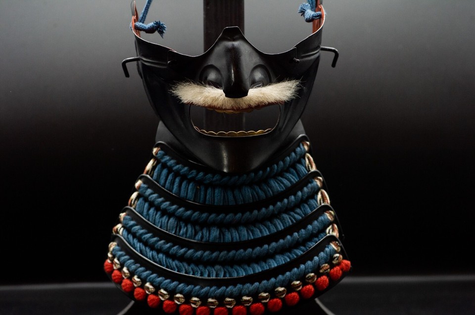 Iron MENPO Samurai Armor Mask Japanese Vintage Made in Japan | eBay