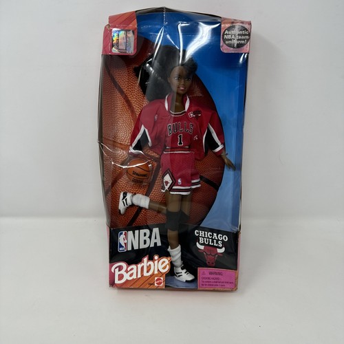 1998 Barbie African American Licensed NBA Chicago Bulls Mattel Damaged ...